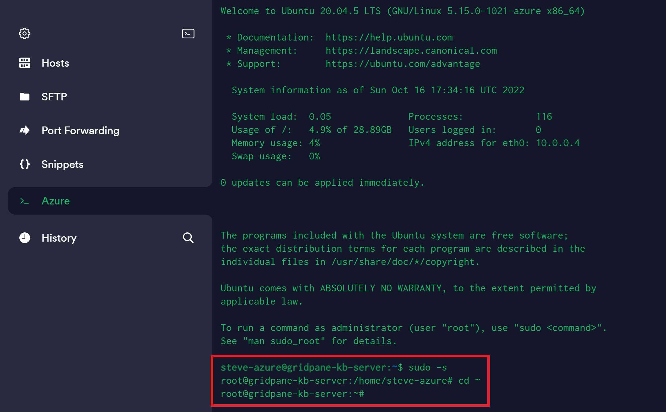 Provision A Microsoft Azure Server Using Our Custom Server Option